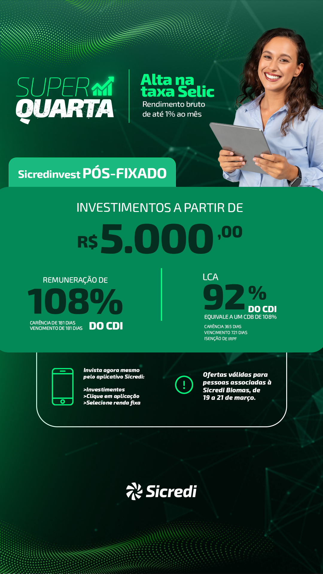 Sicredi realiza ação denominada “Super Quarta” apresentando ...
