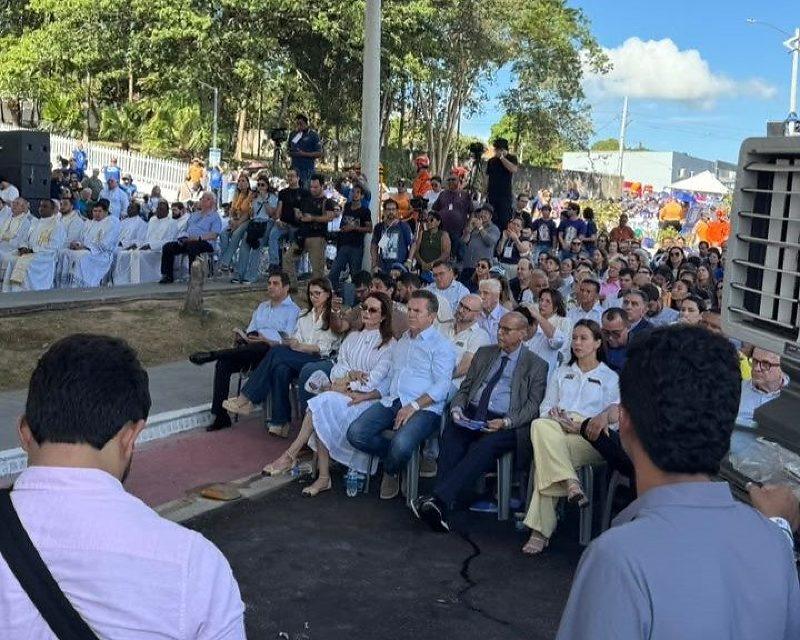 Cerimônia de Padre Nazareno em Jauru aproxima lideranças do União ...